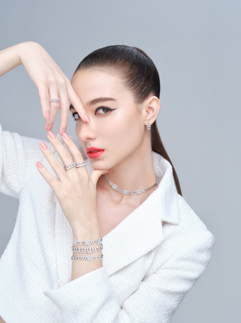 PRIMA Gold Jewelry Craftsmanship 24K Pure Gold and Beautiful Diamond