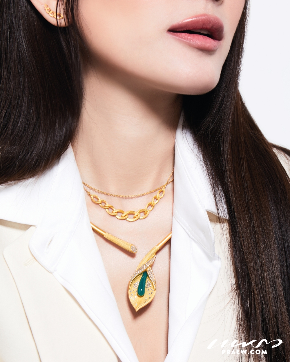 PRIMA Gold Jewelry Craftsmanship 24K Pure Gold and Beautiful Diamond